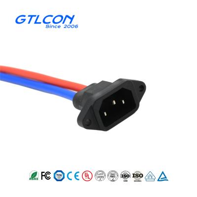 China Male And Female AC Power Connectors C13 C14 Socket Electric Vehicle Battery Connector for sale