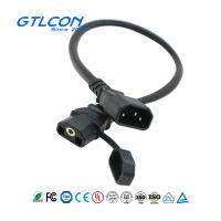 China 3 Pin AC Power Connector , Waterproof Three Pin Plug And Socket for sale