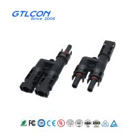 China One In Two Solar PV Connectors Male Female Parallel Branch Connectors for sale
