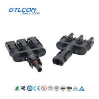 China One In Three Waterproof IP68 Solar Panel Cable Connectors , Solar Connectors Photovoltaic Connectors for sale