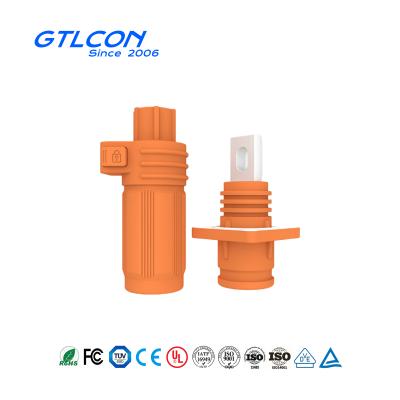 China 300A Quick-Connect Energy Storage Connector: Wall-Through Terminal Block—Low-Temperature-Rise, High-Power, High-Voltage, Industrial Waterproof Connector for sale