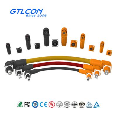 China Positive/Negative Polarity Energy Storage Connectors — High-Current, High-Voltage Industrial Connectors for Battery Cabinets and New Energy Systems (70A–500A) for sale