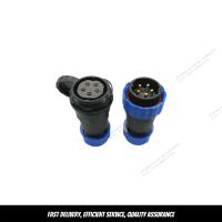 China Outdoor Waterproof Aviation Plug & Socket — Male-to-Female Panel-Mount Solder Connector (CL20 Series) — 2 to 14 Pins for sale
