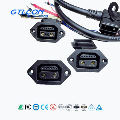 China 2+6P Electric Vehicle Charging Plug And Socket For Discharging / Charging for sale