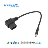 China 2-Pin Right-Angle Male Plug to DC Connector Harness — Lithium Battery Power Charging Connector for sale