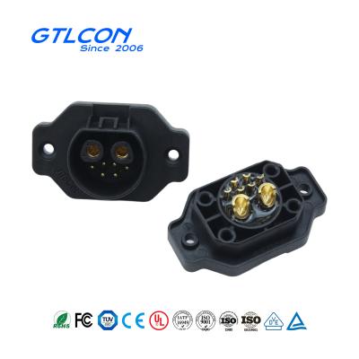China 2+4 / 2+6 Charger Plugs — E-Bike Charger Connectors (Male/Female) — Power Charging Plugs and Sockets with Self-Locking Function for sale