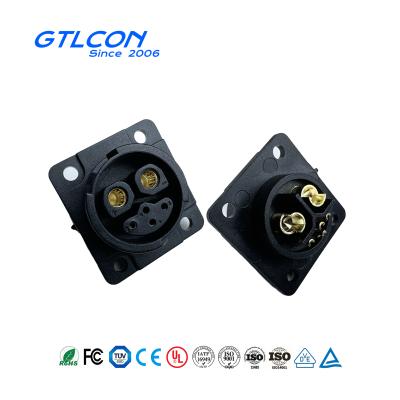 China 2+4 E-Bike Connector — Waterproof 6-Pin E-Bike Battery Discharge Plug (For E-Bikes, Male Push-Lock Type) for sale