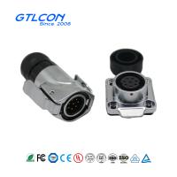 China Industrial IP68 Power Connector 2 3 4 5 7 8 9 Pin Male Female LED Waterproof Wire Connector for sale