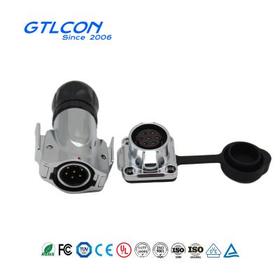 China 5A 7-Pin Industrial Circular Connector — For Power Connections in Outdoor Equipment for sale