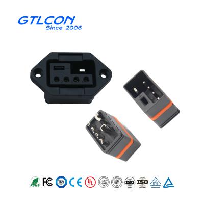 China 40A EV Charging Connector – 2+4 Pin Integrated Lithium Battery Charge/Discharge Connector for sale