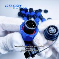 China IP68 Waterproof Aviation Connector 6 Pin Waterproof Panel Connector For Power Extension Cord for sale