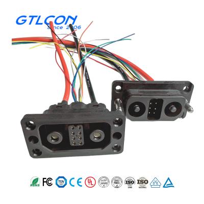 China 2+8P 100A 200A stackable high current energy storage connector for lithium battery packs for sale