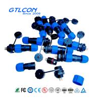 China Outdoor Waterproof Aviation Connector — Male-Female Panel-Mount Solder-Type Wire Connector (CL16 Series) — 2 to 9 Pins for sale