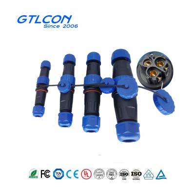 China IP67 Waterproof Aviation Connector (NC20 Series) — Solderless Screw-Terminal Panel-Mount Coupler (2-Pin-14-Pin) for sale