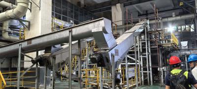 China Stainless Steel Industrial Screw Conveyor Alkali Resistance Anti Wear for sale