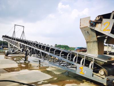 China Industries Mobile Belt Conveyor Mobile Stacker Conveyor Transport Building Materials for sale
