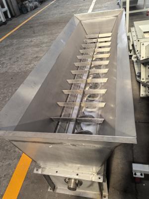 China SJ Type Twin Shaft Screw Mixer Inclined Screw Conveyors For Uniform Material Blending Tasks for sale