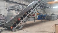 China 10-20m/Min DX Type Steel Cord Belt Conveyor Supporting Forward And Reverse Direction for sale