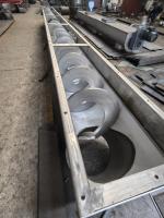 China Shaftless Screw Conveyor WLS420 × 6500 for sale
