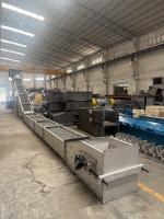 China B630 Double-chain Stainless Steel Scraper Conveyor Enclosed Chain Conveyor for Bulk Material for sale