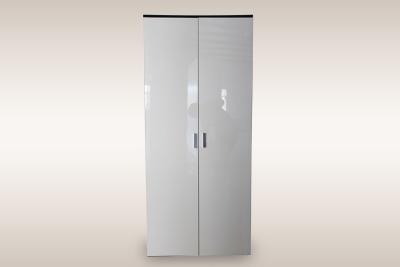 China OEM Small Bedroom Wooden Clothes Cabinet Wardrobe Closet With 2 Doors for sale