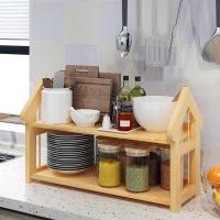 China OEM Kitchen 2 Tier Countertop Microwave Oven Stand Rack for sale