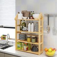 China Space Saving 5 Tier Kitchen Microwave Rack Seasoning Spice Rack Organizer for sale