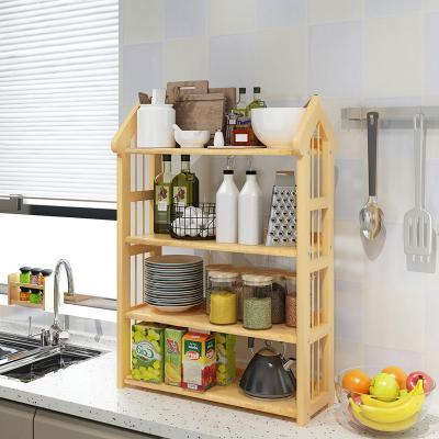 China Space Saving 5 Tier Kitchen Microwave Rack Seasoning Spice Rack Organizer for sale