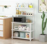 China MultiFunctional Wood Kitchen Microwave Rack stand 5 Tier for sale