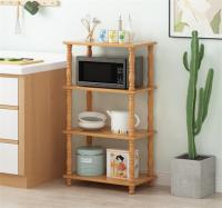 China ODM European Style Microwave Oven Rack Stand Kitchen Appliance Rack for sale