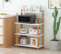 China 4 tier Multifunctional Microwave Oven Rack Kitchen Appliance Storage Rack for sale