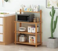 China 4 tier Multifunctional Microwave Oven Rack Kitchen Appliance Storage Rack for sale