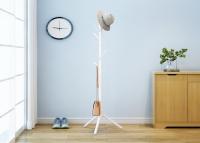 China Freestanding Triangle Hat Coat Stand Clothes Hanger Stand Wooden for sale