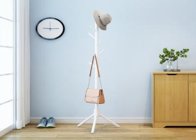 China Freestanding Triangle Hat Coat Stand Clothes Hanger Stand Wooden for sale