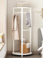 China Semicircular Corner Coat Rack Hanger Stand Clothing Display Rack for sale