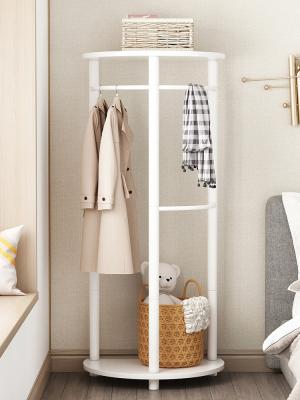 China Semicircular Corner Coat Rack Hanger Stand Clothing Display Rack for sale