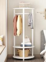 China Semicircular Corner Coat Rack Hanger Stand Clothing Display Rack for sale