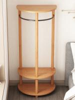 China Semicircular Corner Coat Rack Hanger Stand Clothing Display Rack for sale