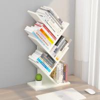 China Adjustable Desktop Wooden Tree Bookshelf Organizer Rack for sale