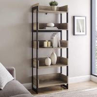 China Rustic Wooden Metal Shelving Display Rack Shelf For Home Office for sale