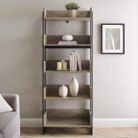 China Rustic Wooden Metal Shelving Display Rack Shelf For Home Office for sale