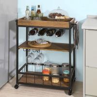 China Odm Coffee Modern Kitchen Cart For Fruit Vegetable Storage for sale