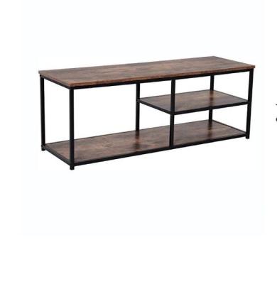 China Eco Friendly 55inch Tv Organizer Shelf Industrial Metal Media Console for sale