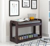 China Multifunctional Entryway Shoe Bench Seat Shoe Rack Organizer 2 Tiers for sale