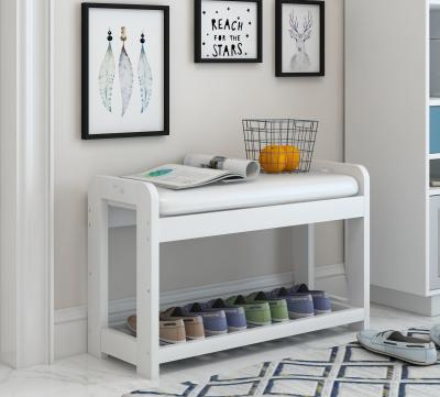 China Multifunctional Entryway Shoe Bench Seat Shoe Rack Organizer 2 Tiers for sale