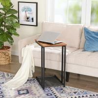 China C Shape Wood And Metal Coffee Table Sofa Nesting End Tables for sale