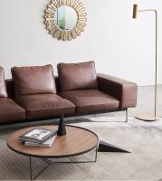 China Contemperary Oval Mdf Wood And Metal Coffee Table Set Furniture For Living Room for sale