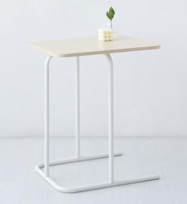 China Black White Modern Solid Wood And Metal Coffee Table Nesting Side Tables for sale