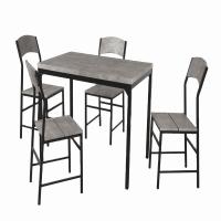 China Roydom ODM Wooden Dining Table And 4 Chairs Set 5 Piece Dining Table Set for sale