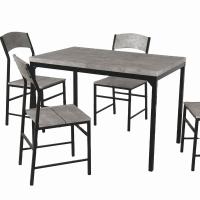 China Roydom ODM Wooden Dining Table And 4 Chairs Set 5 Piece Dining Table Set for sale